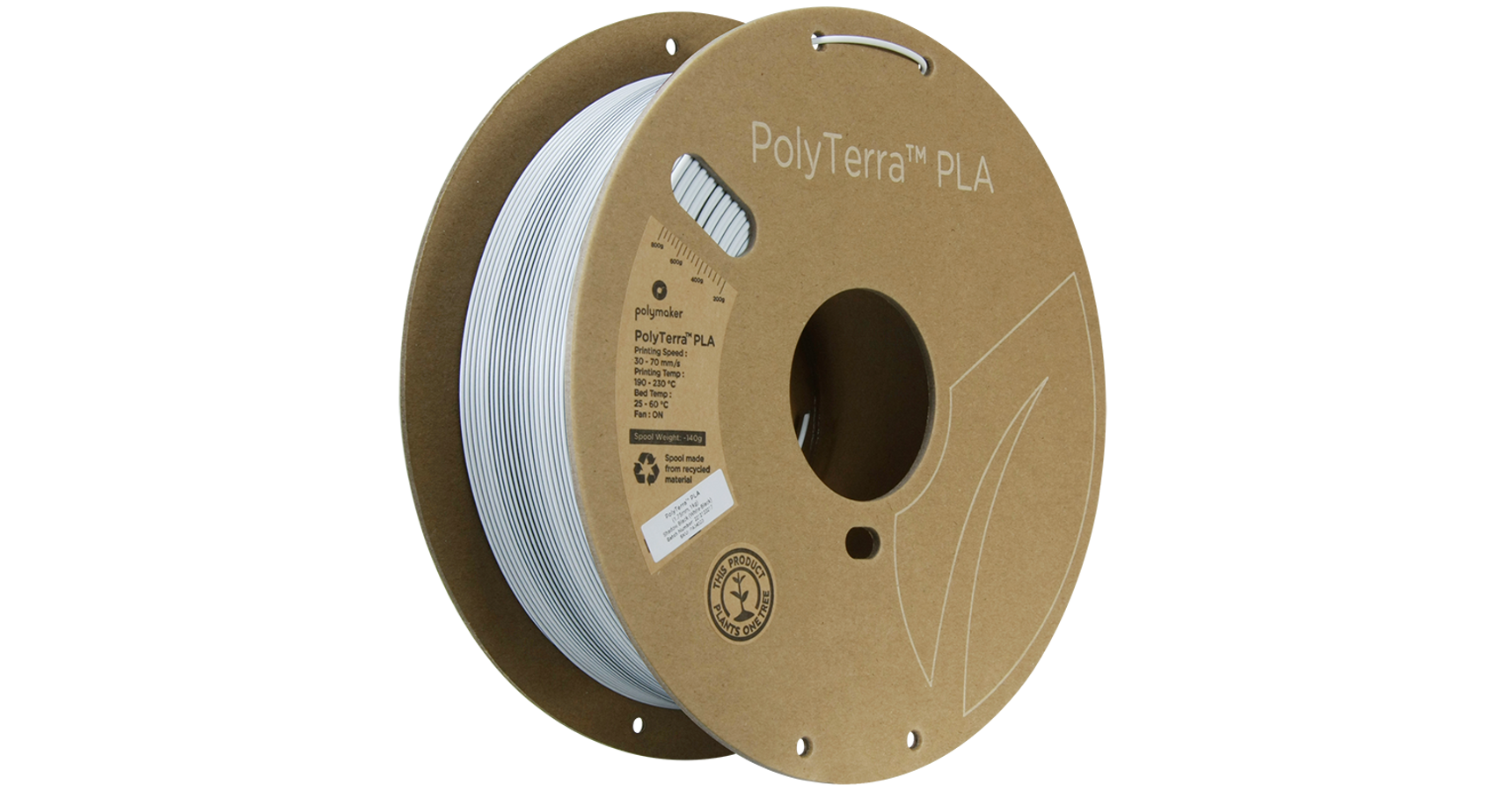 PolyMaker PolyTerra PLA Dual - Shadow Black (White-Black, Fehér-Fekete ...