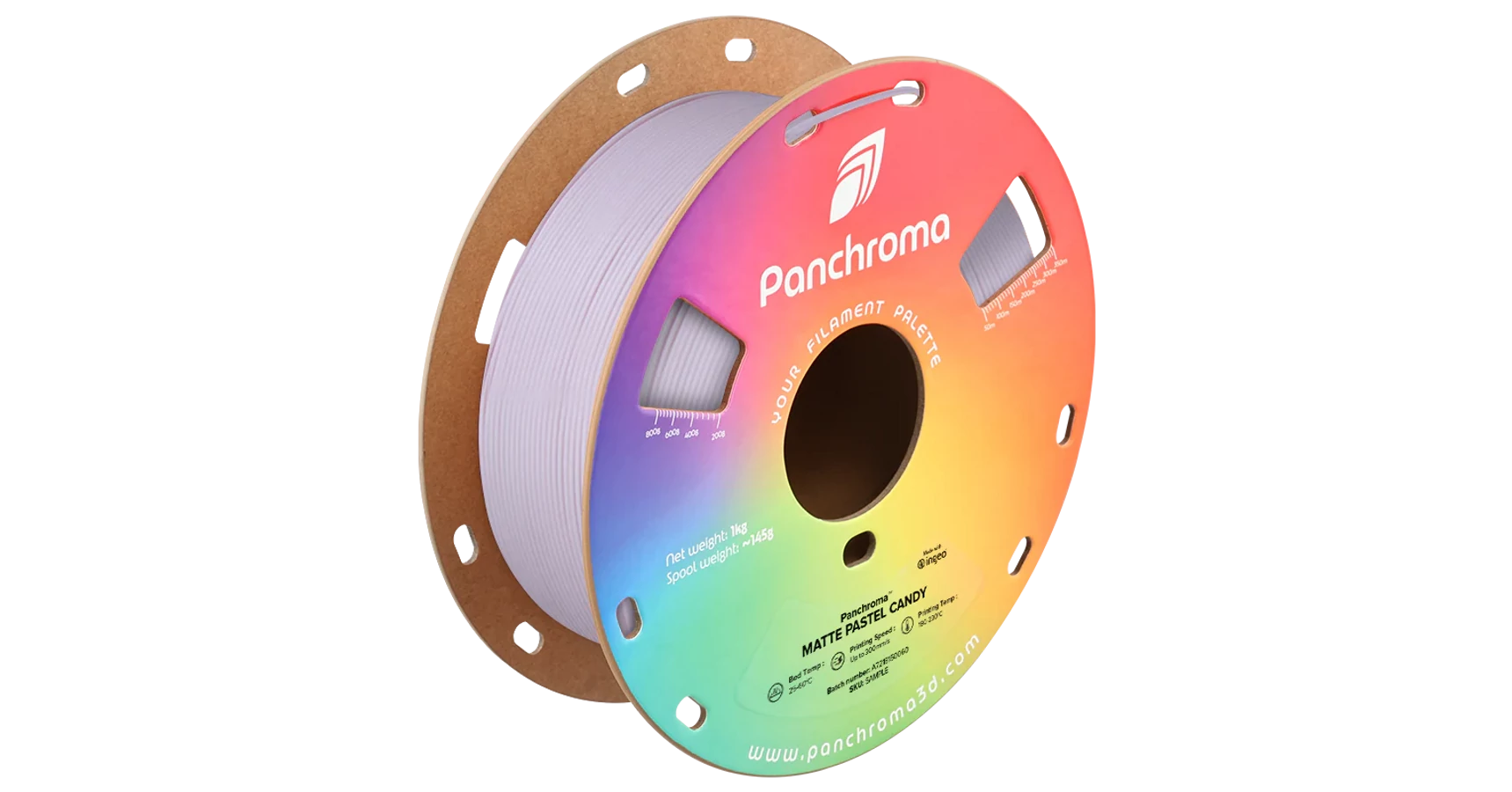 PolyMaker Panchroma PLA - Matte Pastel Candy, 1.75mm, 1kg